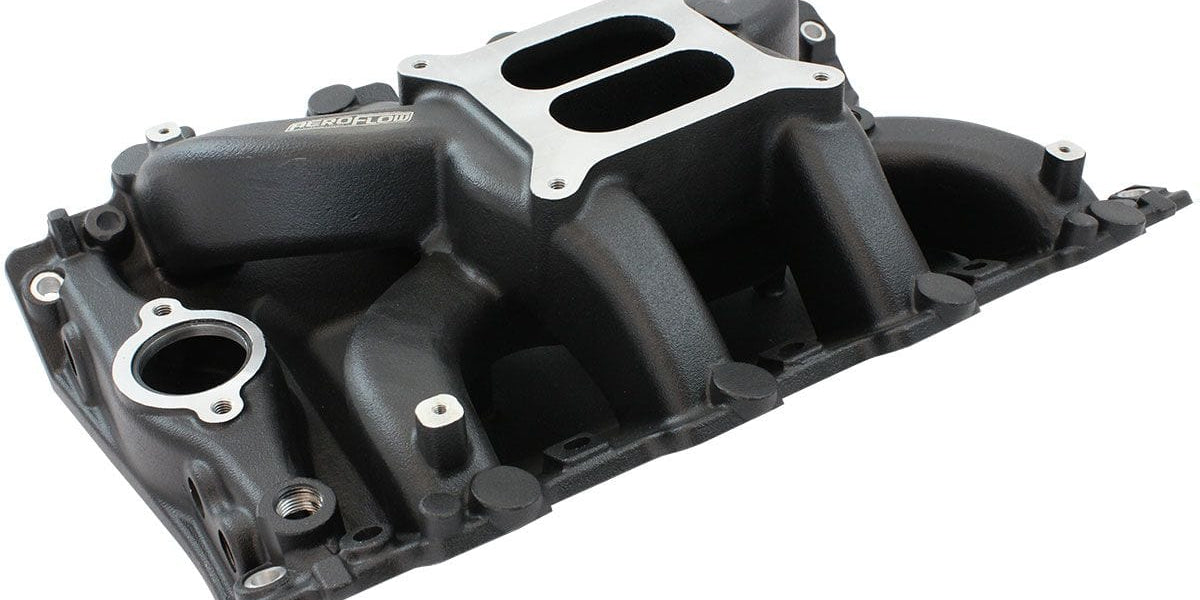 Holden 304 Air Gap Dual Plane Intake Manifold, Black Finish ...