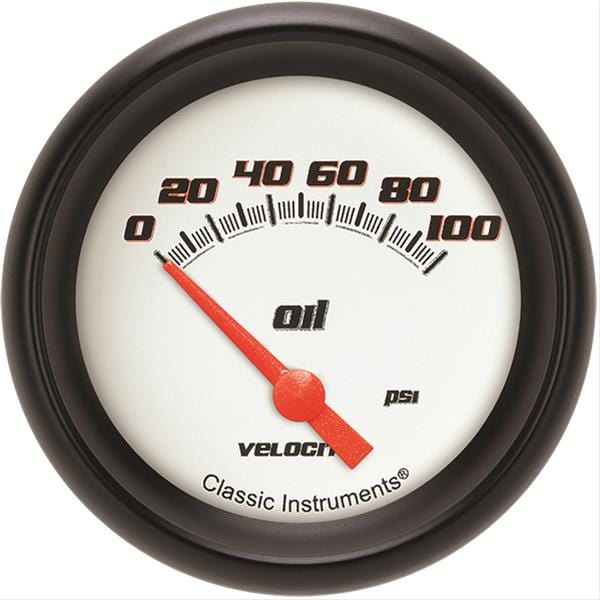 Classic Instruments Velocity Series Gauges VS281WBPF — Automotive Fittings