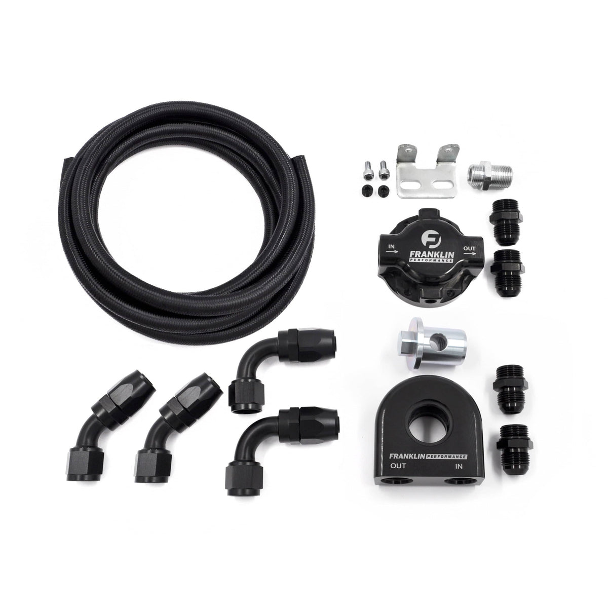 Low Profile Oil Filter Relocation Kit — Automotive Fittings