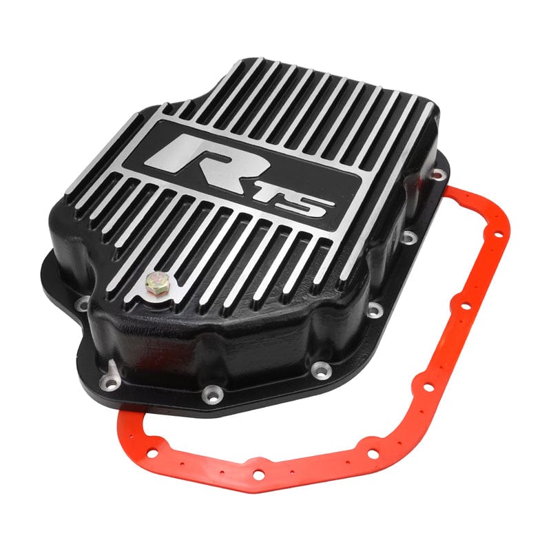 RTS Transmission Pan, Deep, Aluminium, Finned Black Powdercoat, GM, TH ...