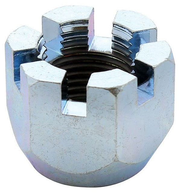 Perch Bolt Castle Nut 5/8"-18 Zinc Steel BD1148-A — Automotive Fittings