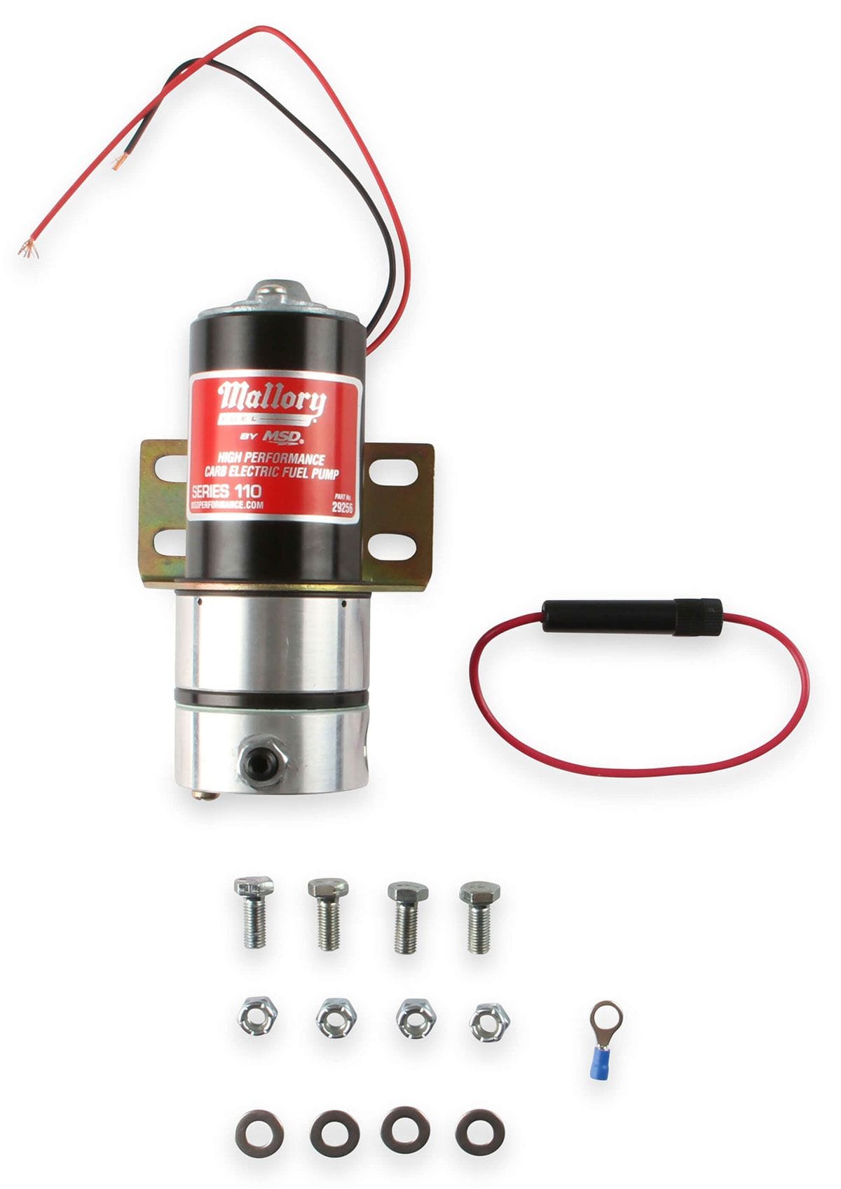 Mallory 110 GPH Competition Electric Fuel Pump MSD29256 — Automotive ...